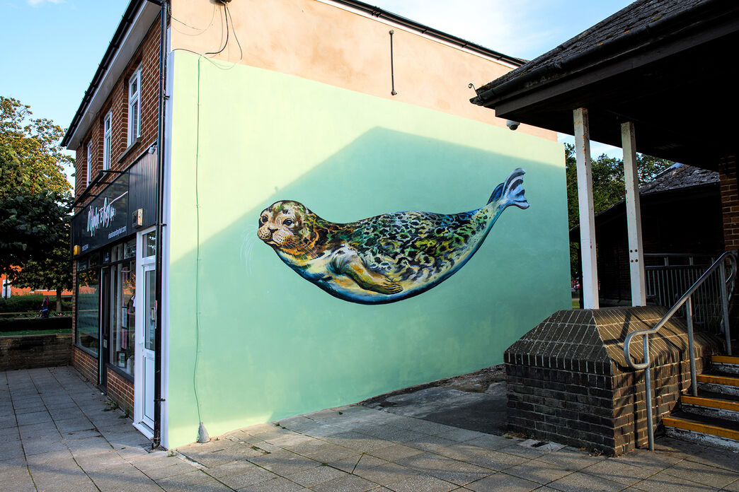 Isle of Wight receives first marine wildlife mural by renowned street ...